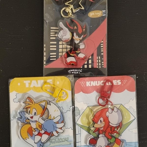 Sonic Keychain Series - Etsy