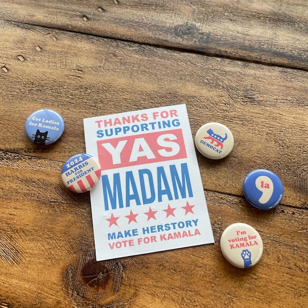 HARRIS WALZ 2024 Camouflage Button Democrat Pin Kamala for President ...