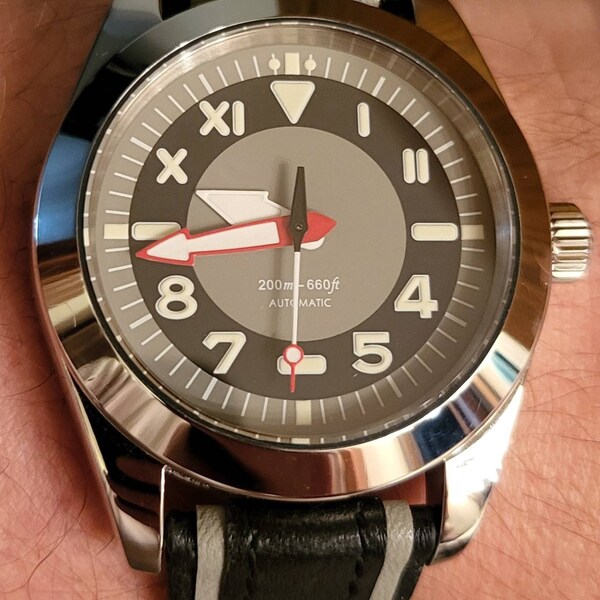 Premium FKM Rubber Hinge Watch Strap / White 20/22mm Quick Release ...