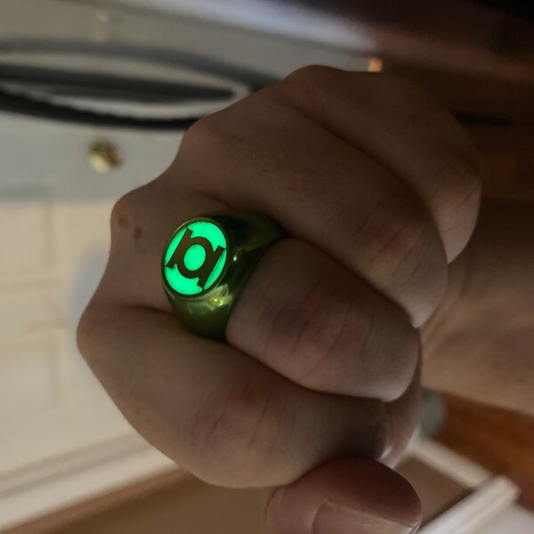 Anodized Yellow Fear Ring - Etsy