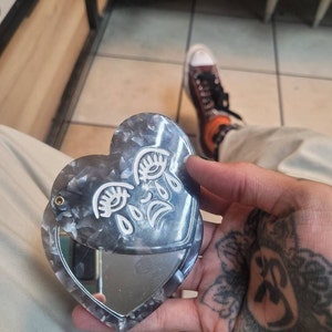 Traditional Flower Tattoo Enamel Pin Lapel Pin Badge Set of 2 Collar ...