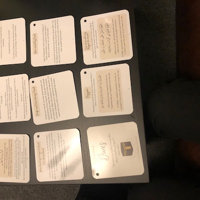 Umrah Dua Flash Cards Laminated Ramadan Eid Gifts Islamic Gifts. Quran ...