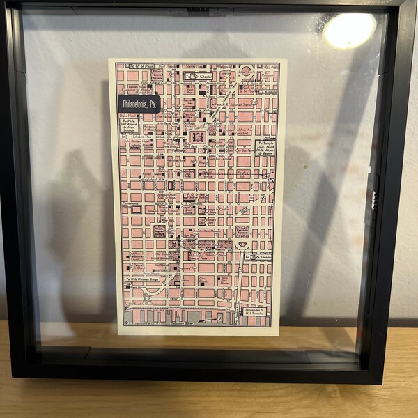 1960’s LA Map- Downtown Los Angeles- Vintage Road Atlas - Etsy