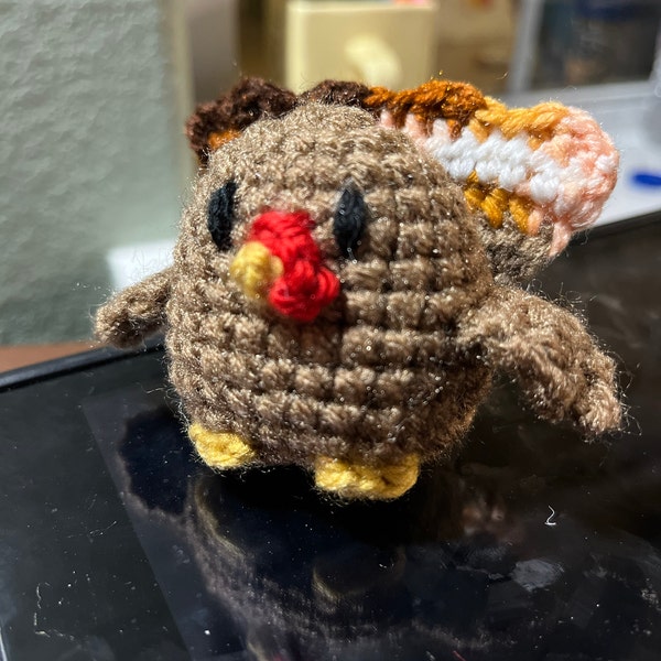 Turkey Chubby Farm Buddy Crochet Pattern: No Sew Amigurumi (PDF Pattern ...