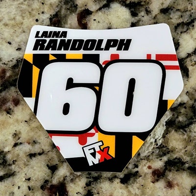 KTM Styled Mini Number Plate Decals QTY10 - Etsy