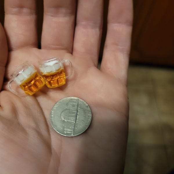 1:12 Scale Miniature Bucket With Handle Mini Metal Pail for Dollhouse ...