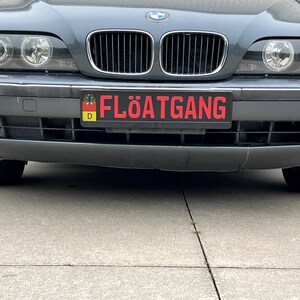 Custom European German License Plate - Etsy