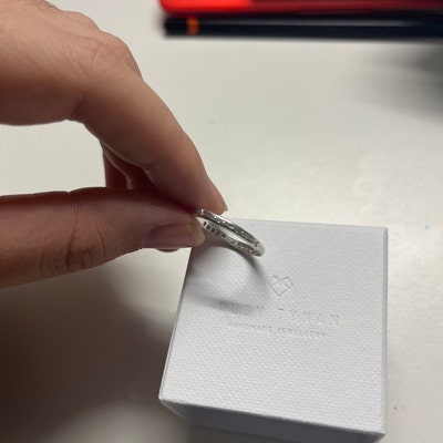 9ct Gold Star Engraved Ring Celestial Gold Ring Starry Ring - Etsy