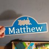 Train Bedroom Door Sign 17 Colour Options Boys or Girls - Etsy
