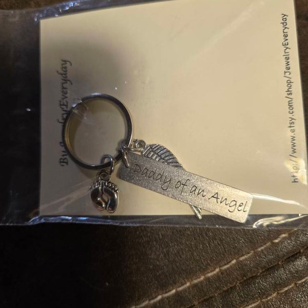 Baby Angel Keychain, Mommy's Keychain, Daddy's Keychain, Father's ...