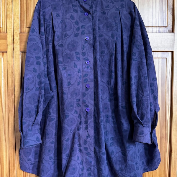 The Boyfriend Oversized Shirt Sewing Pattern | Unisex Buttoned-down ...