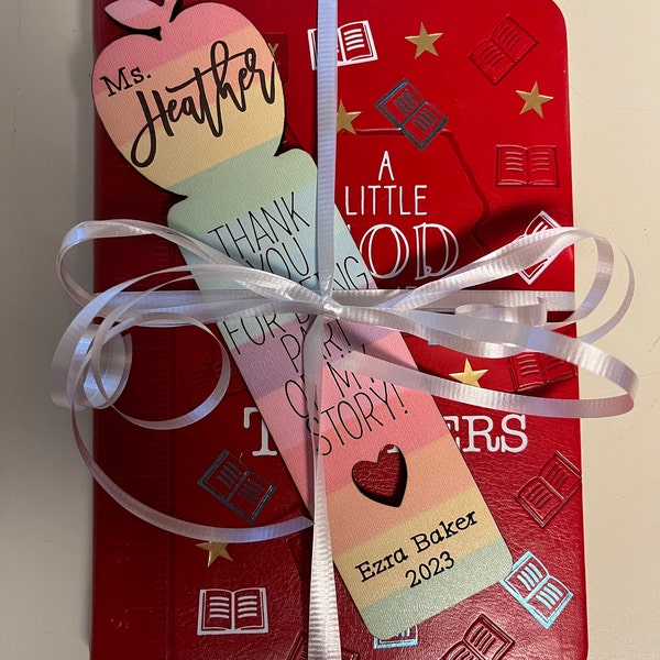 Teacher Bookmark, Teacher Appreciation Gift, Christmas Teacher Gift ...