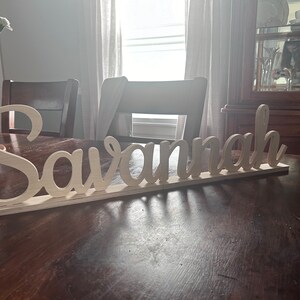 Personalized Name Sign / Custom Name Piece / Wooden Name Sign / Sweet ...