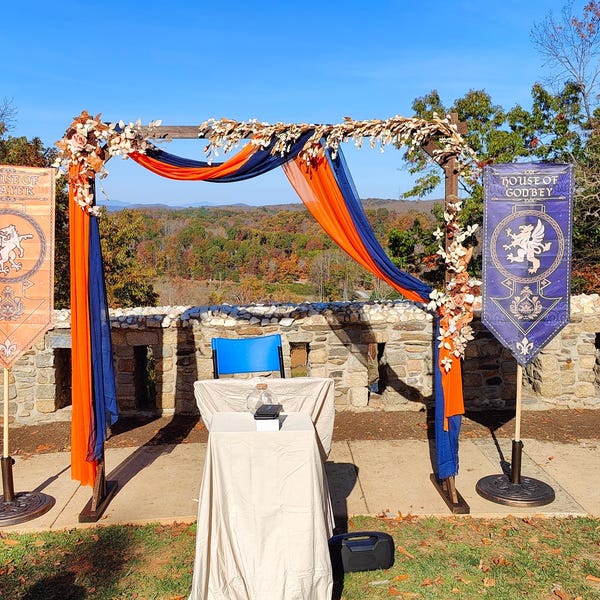 Customizable Medieval Style Family Pennants | Personalized Swallowtail ...