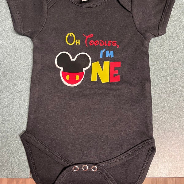 Mickey Mouse 1st Birthday PNG SVG: Oh Toodles Sublimation Art & Cut ...