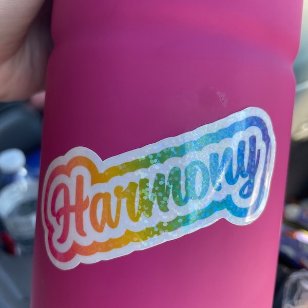 CUSTOM Name Holographic Glitter Sticker | Custom Text 90s Kid, Y2K Girl ...