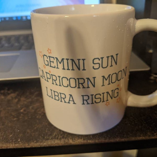 Custom Astrology Mug, Personalized Zodiac Gift, Horoscope Coffee Cup ...