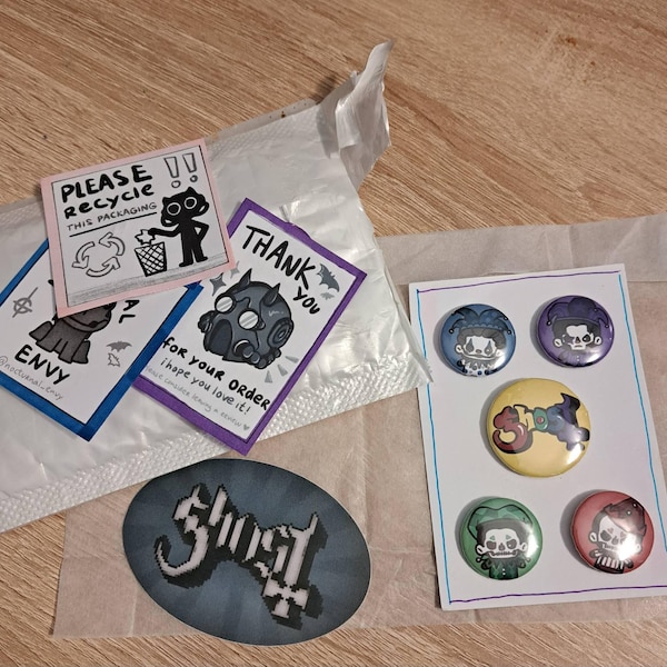 The Band Ghost LOGO Sticker Pixel - Etsy UK