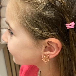 Panda and Squirrel 2 Pair Clip on Earring Set Animal Ear Clips for Kid ...