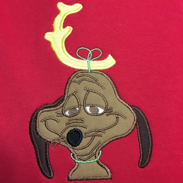 Max Dog Machine Applique Design in 2 Sizes ---instant Download--- - Etsy