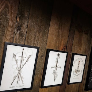 Tolkien Inspired Hand Drawn Book Stack Illustration Print // Lotr ...