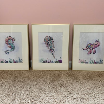 Under the Sea Nursery Girl Prints Ocean Girls Room Wall Art - Etsy