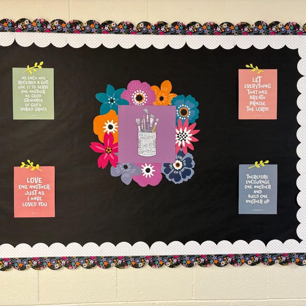 Kids Bible Verse Poster Bundle 10, Scripture Boho Wall Art, Church ...