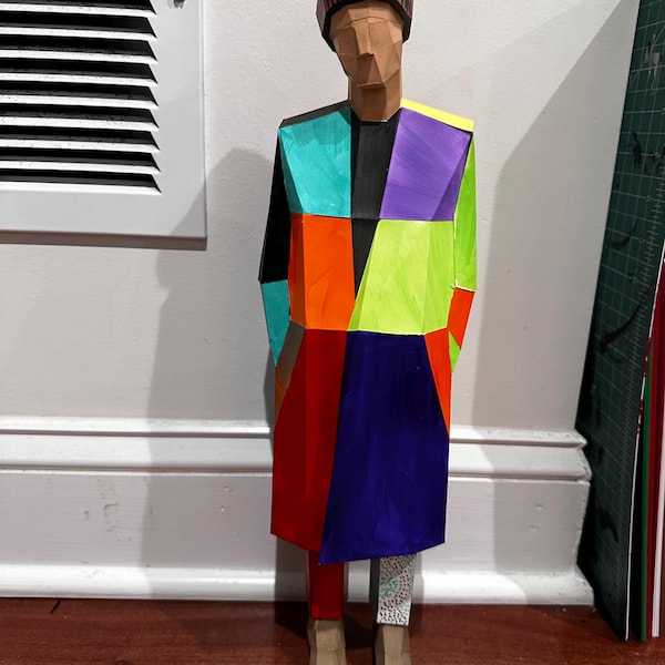 Pepper Low Poly Papercraft PDF Template Paper Food Fruits Vegetables ...