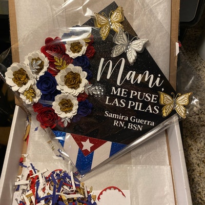 Custom Personalized Puerto Rico Mommy Did It Graduation Cap Topper ...