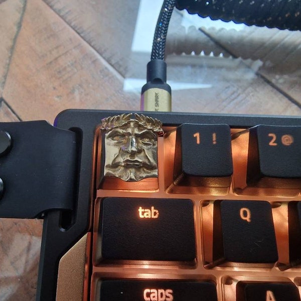 Lion Keycap Solid Bronze Metal Premium Keycap From Keyrelic / Artisan ...