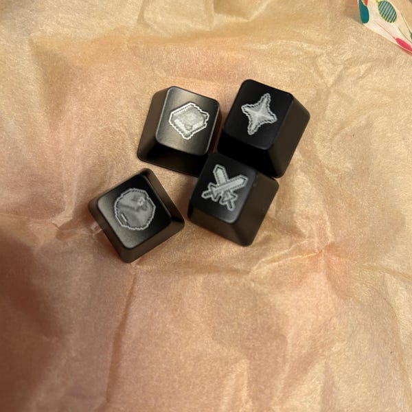 Dnd Class Symbol Keycap Set - Etsy UK