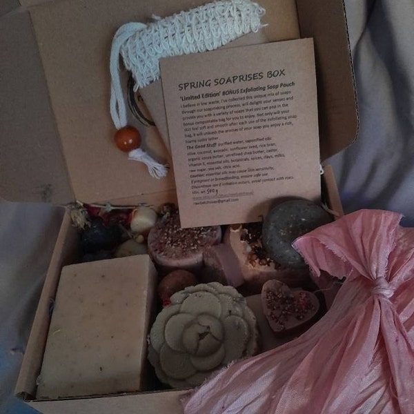 Handmade Natural Soap Bundle Set of Soaps Palm Oil Free Soap Essential Oils Soap Zero Waste Soap ...