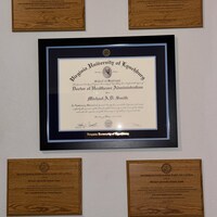 Floating Glass Degree Frame, College Diploma Frame, Custom Diploma ...