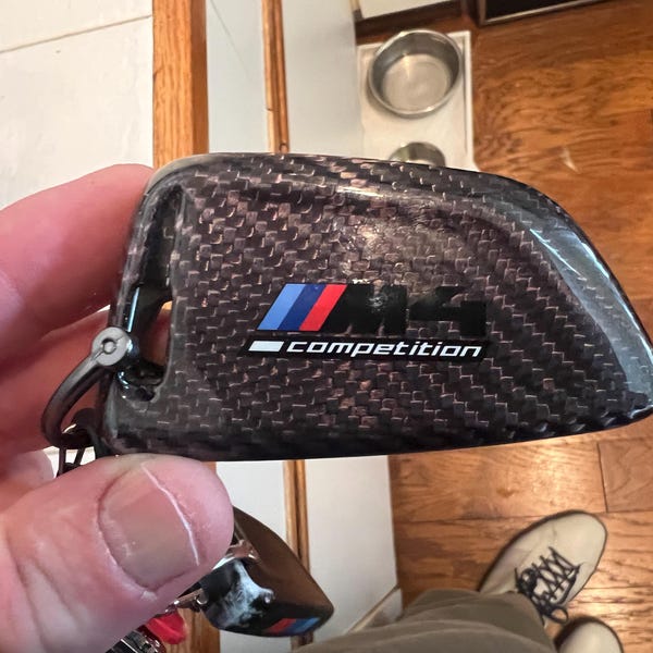 Premium Genuine Carbon Fiber AMG Key Fob Cover Pack for Mercedes A45 ...