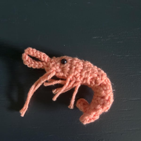 Miniature Emotional Support Shrimp. Cute Mini Gift Prawn. Cheer Up, No ...