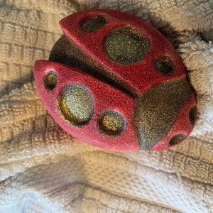 Ladybug Mold Plastic Mold for Bath Bombs Soap Mold Resin Mold Craft ...