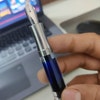 Asvine P36 Titanium Fountain Pen Piston Filling, Clear Transparent ...
