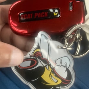 For 2015-2023 Scat Pack Challenger/charger Key Fob Badges in Red set of ...