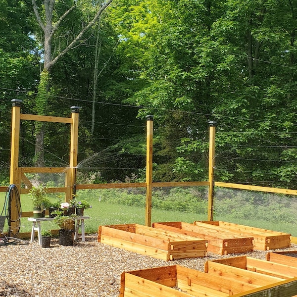 Two 3x6 Cedar RAISED GARDEN BEDS, Raised Planters Vegetable Garden Bed ...