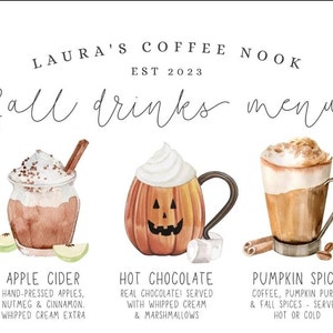 Printable Halloween Wall Art, Spooky Kitchen Decor Bakery Sign Cafe ...