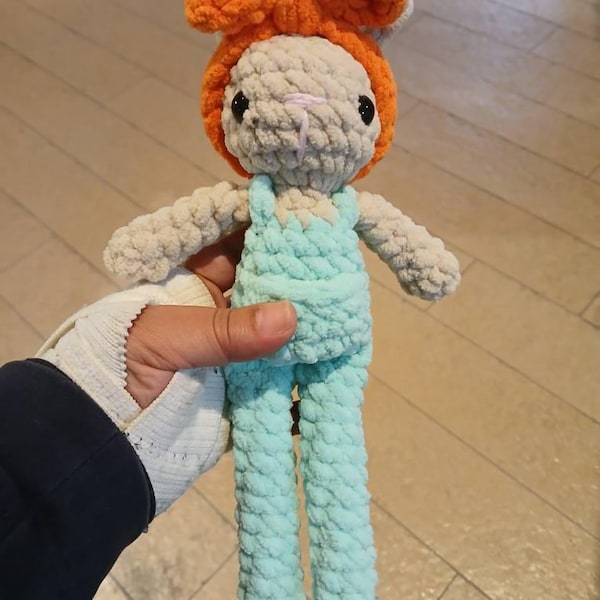 Plush Beth Bunny + Mermaid Tail Mod CROCHET PATTERN (fable Collection ...