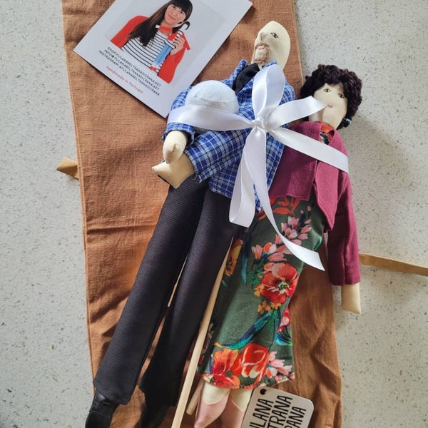 Personalized Fabric Dolls, Custom Portrait Cloth Dolls, Best Friends ...