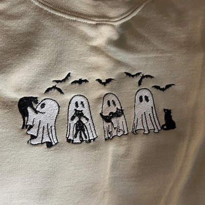 Cute Ghost Embroidery Design 5 Sizes, No Diggity Bout to Bag It Up ...