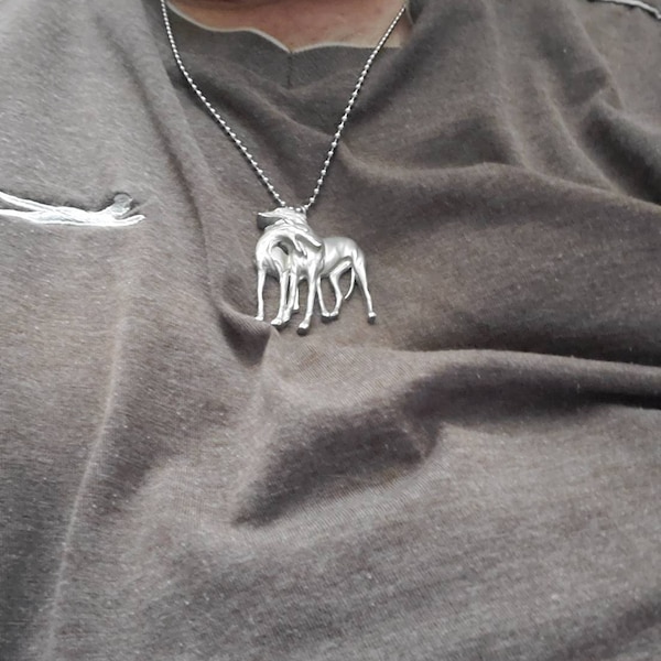 Greyhound Necklace - Whippet Galgo Dog - Jewelry - Etsy UK