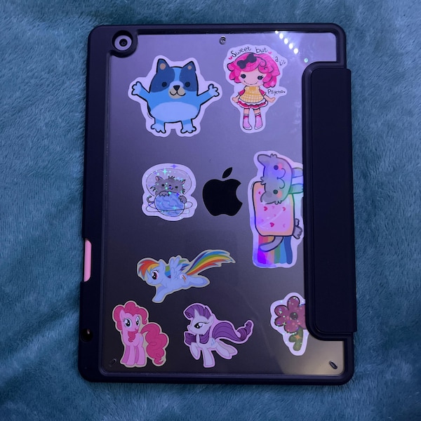 Derpy Dog, Scared Brown Dog Sticker Vinyl Y2K Stickers, Doggo Stickers ...