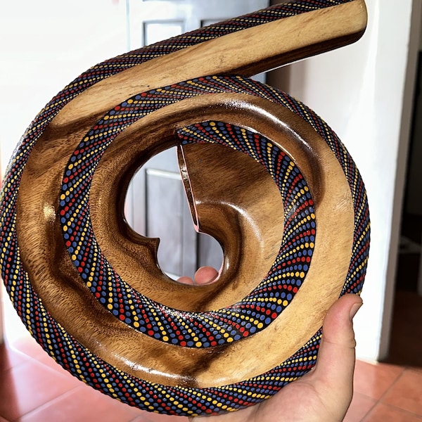 Spiral Didgeridoo Instrument , Travel Didgeridoo Small Digeridoo Didge ...