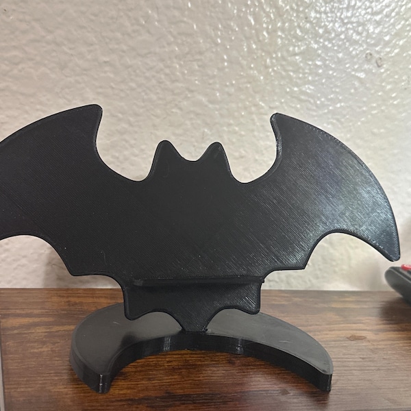 Bat Phone Stand Display | Gothic Display | Bat Moon Cell Phone Stand ...