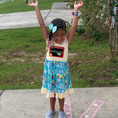 Kindergarten Dress, Kindergarten Outfit, First Day of Kindergarten ...