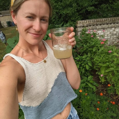 Wavey Crop Top Knitting Pattern - Etsy