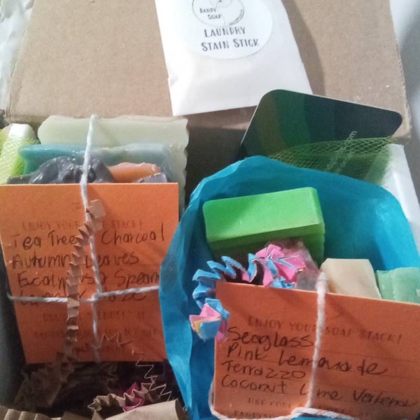 Soap Sample Pack | Handmade Soap Variety Stack | Mini Soap Bundle ...